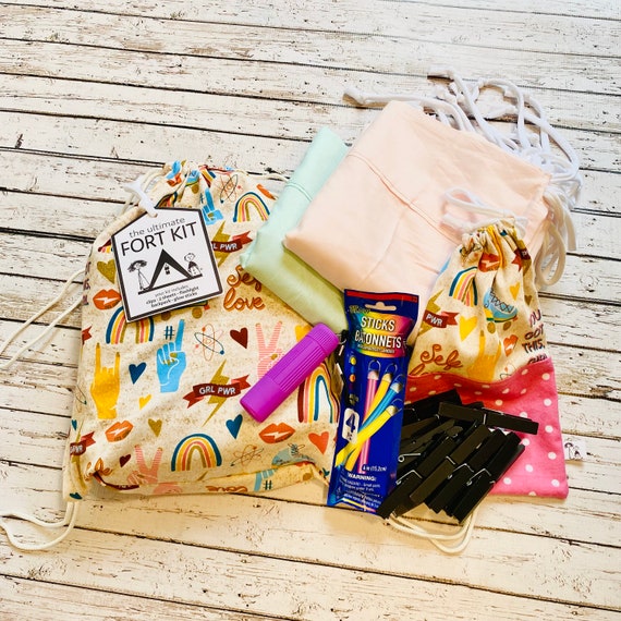 Girl Power Complete Fort Building Kit American Made Tent - Etsy