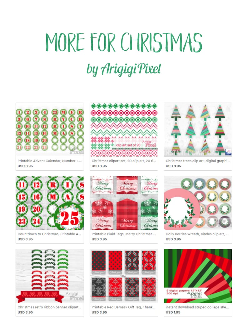 Printable Advent Calendar - Countdown Christmas - Red Circle Labels ...