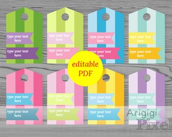 Spring Gift Tag | Etsy