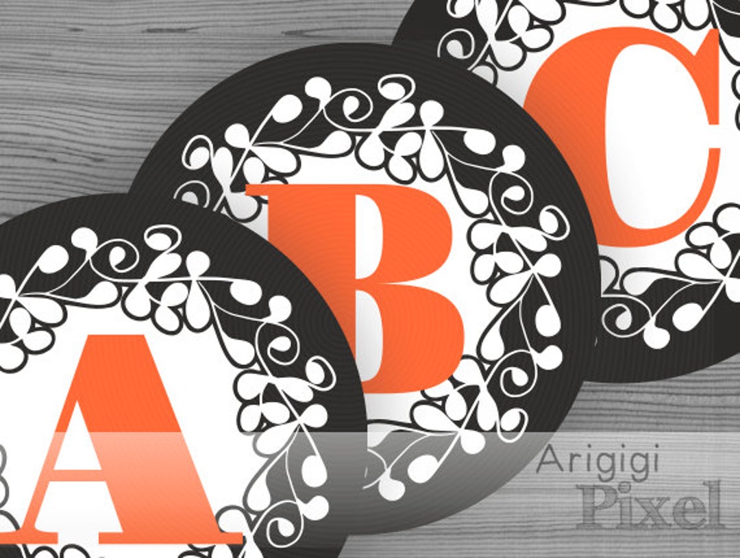 Large Banner Alphabet & Numbers for Halloween Banner - Etsy