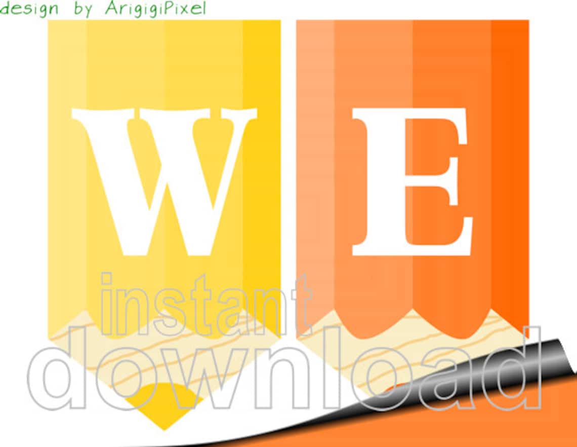 Welcome Back Printable Banner Colored Pencils Classroom Pennants Back ...