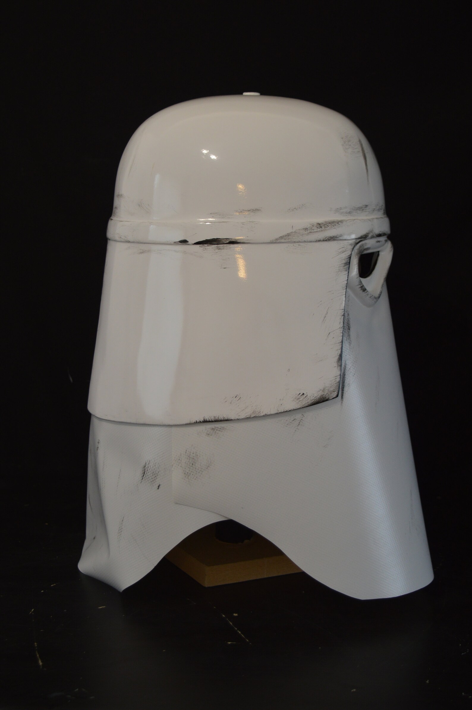 Full size snowtrooper star wars helmet weathered costume | Etsy