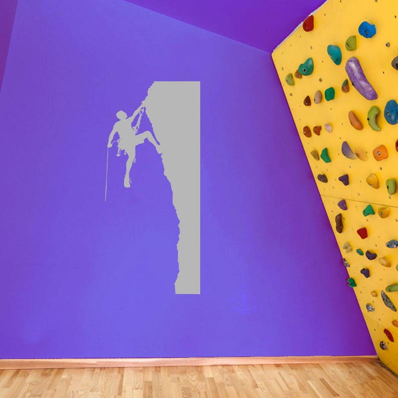 Climber Climbing Man Wall Window Stickers Decals Fun Kids - Etsy