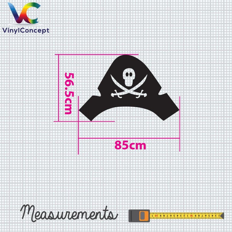 Pirate Hat Cap Pirate Treasure Stickers A51 - Etsy