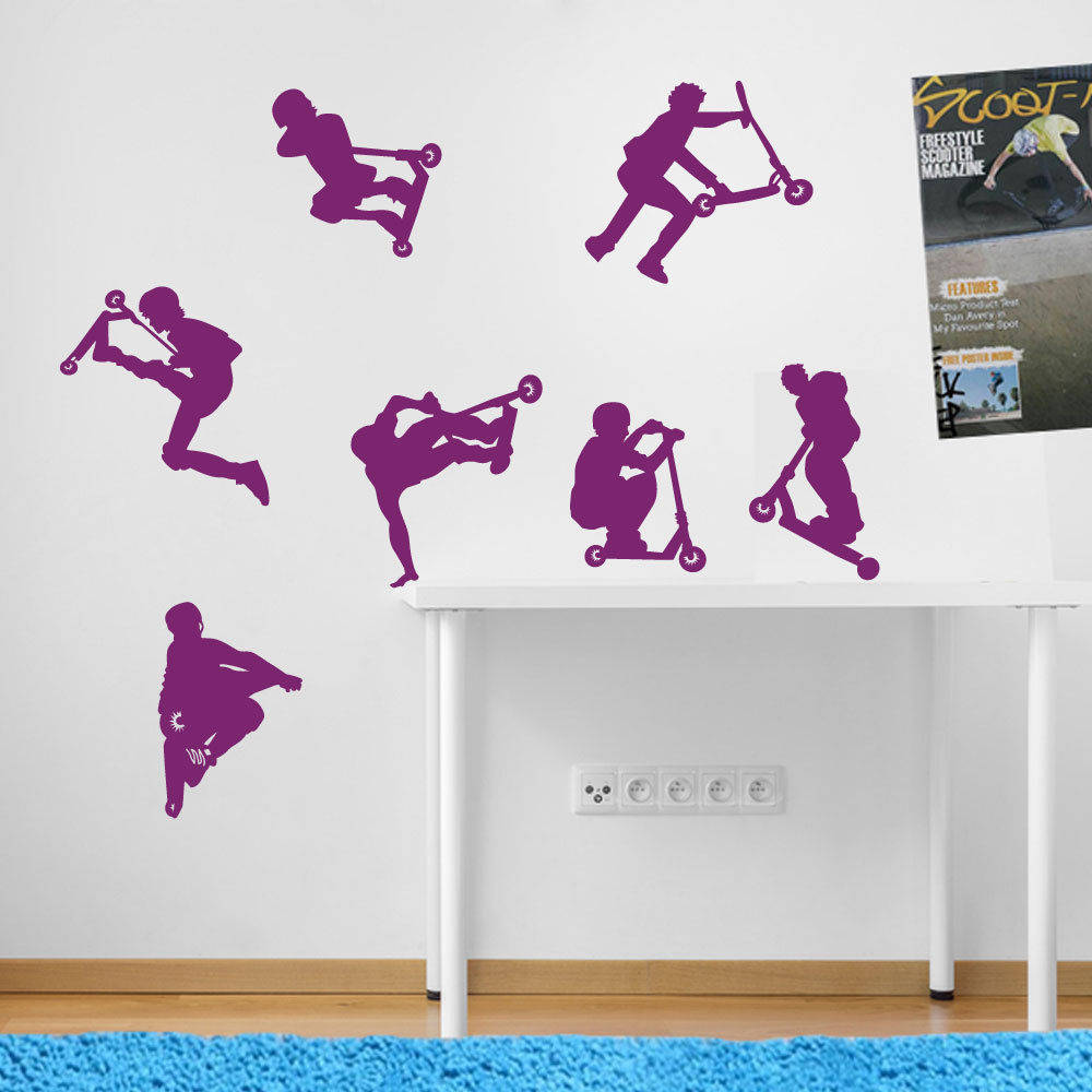 Stunt Stunt Scooter Stickers A49 - Etsy