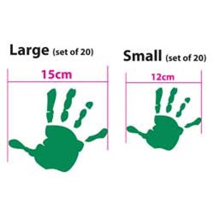 Kids Hand Prints Wall Stickers Kids Nursery Play Room Home Art ...