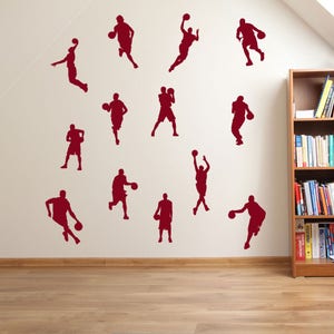 Basketball Players Stickers A34 - Etsy