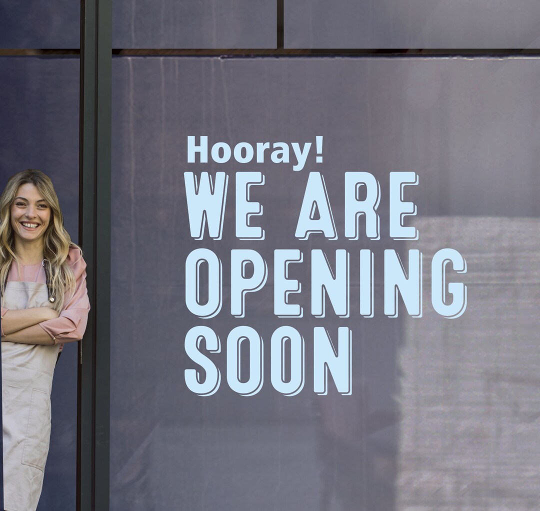 Shop Window Display Store Retail Vinyl Decal Stickers Graphics Sign ...