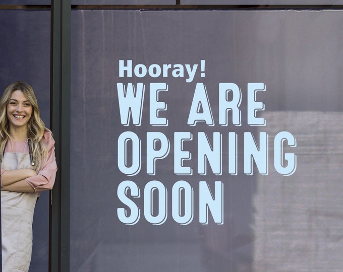 Shop Window Display Store Retail Vinyl Decal Stickers Graphics - Etsy