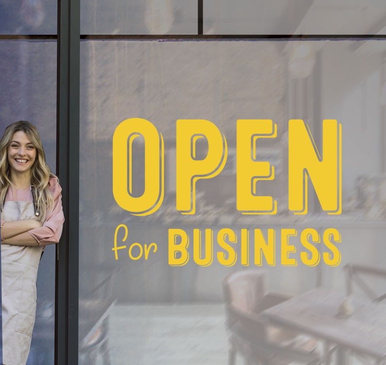 Shop Window Display Store Retail Vinyl Decal Stickers Graphics - Etsy