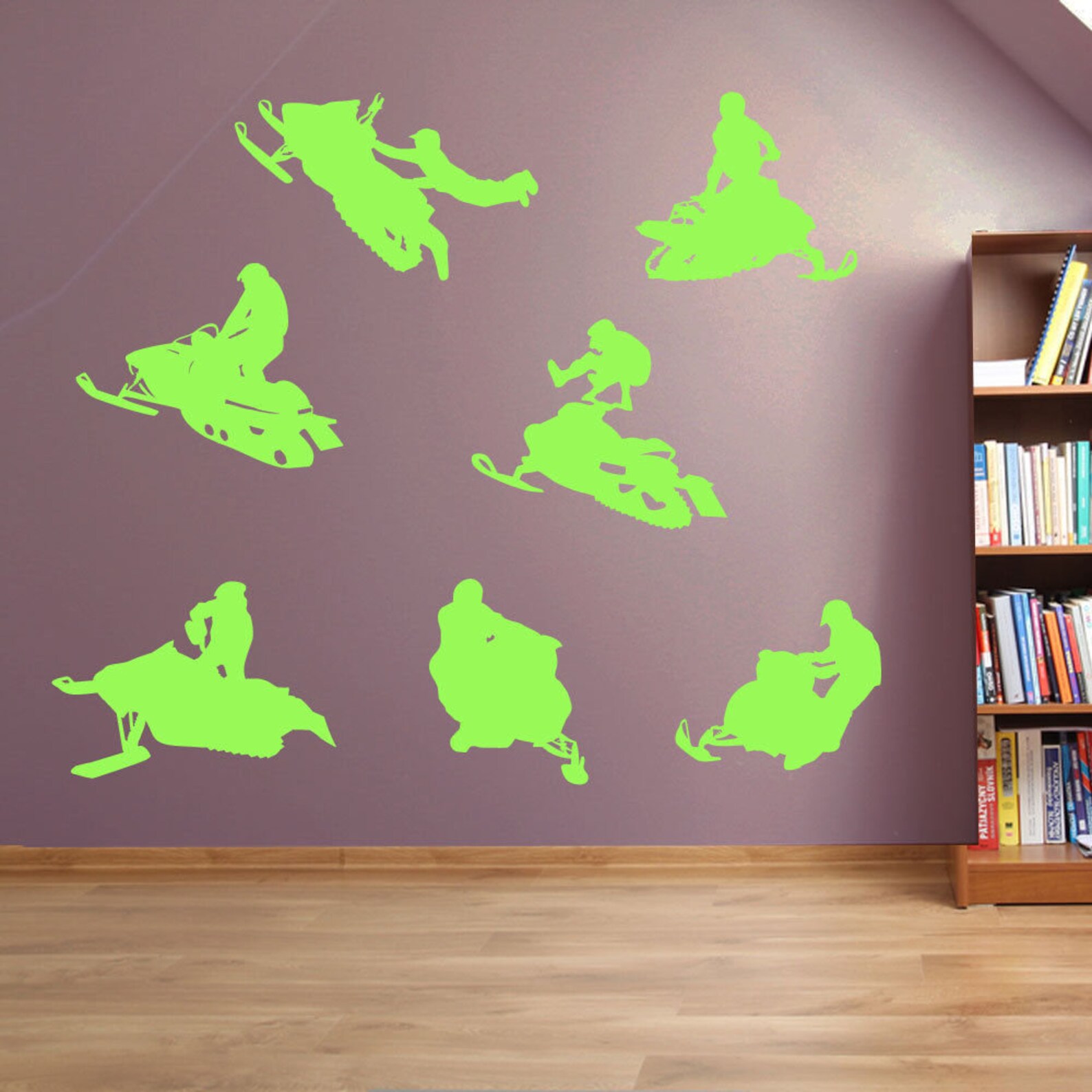 Skadoo Snowmobile Wall Stickers A60 - Etsy