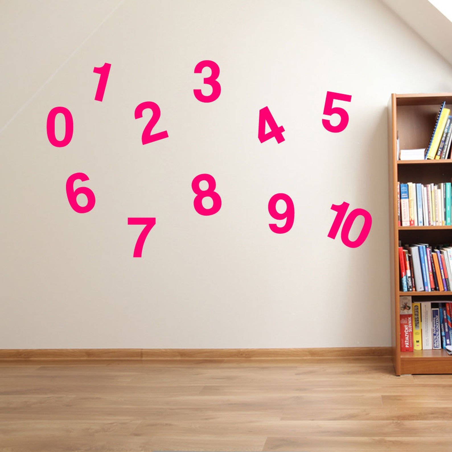 1 to 10 Numbers Wall Stickers Kids Nursery Play Room Home Art - Etsy
