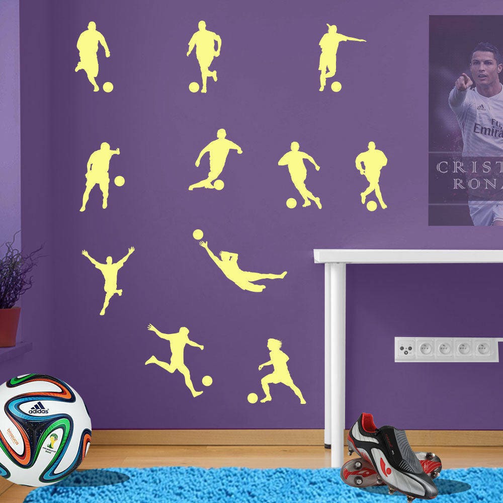 Football Footy Stickers A33 | Etsy