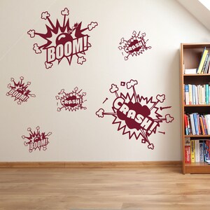 Bang Crash Bomb Explosion Stickers A21 - Etsy