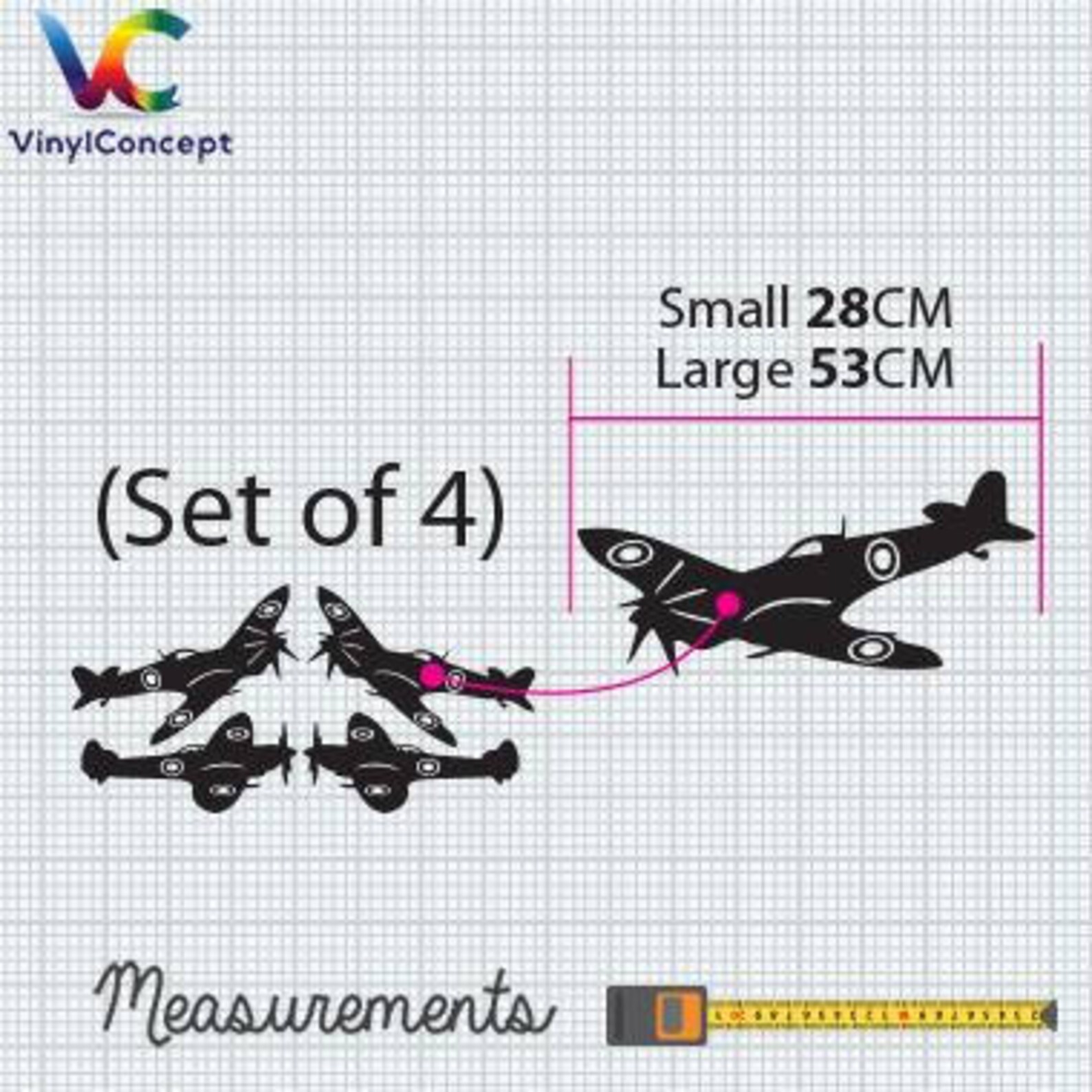 Army Wall Stickers Spitfire Aircraft Airplane A24 - Etsy