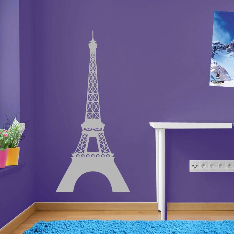 Eiffel Tower Paris Wall Window Stickers Decals Vinyl Home - Etsy