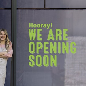 Shop Window Display Store Retail Vinyl Decal Stickers Graphics Sign ...