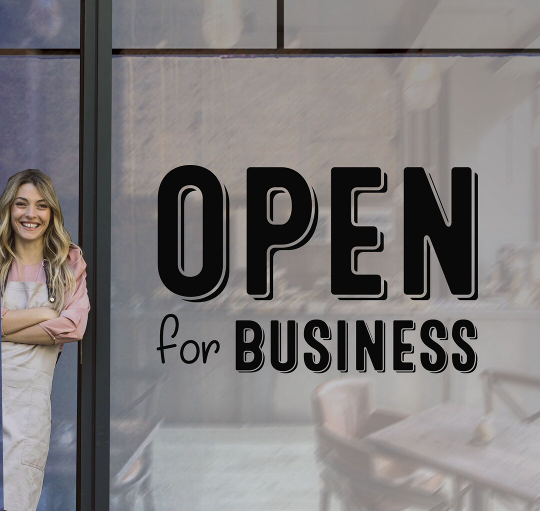 Shop Window Display Store Retail Vinyl Decal Stickers Graphics Sign ...