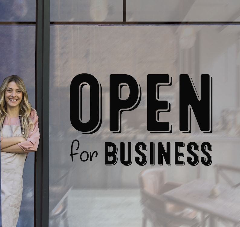 Shop Window Display Store Retail Vinyl Decal Stickers Graphics - Etsy