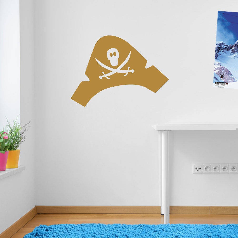 Pirate Hat Cap Pirate Treasure Stickers A51 | Etsy