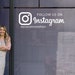 Follow Us Instagram Sign Shop Window Display Store Decal Stickers ...