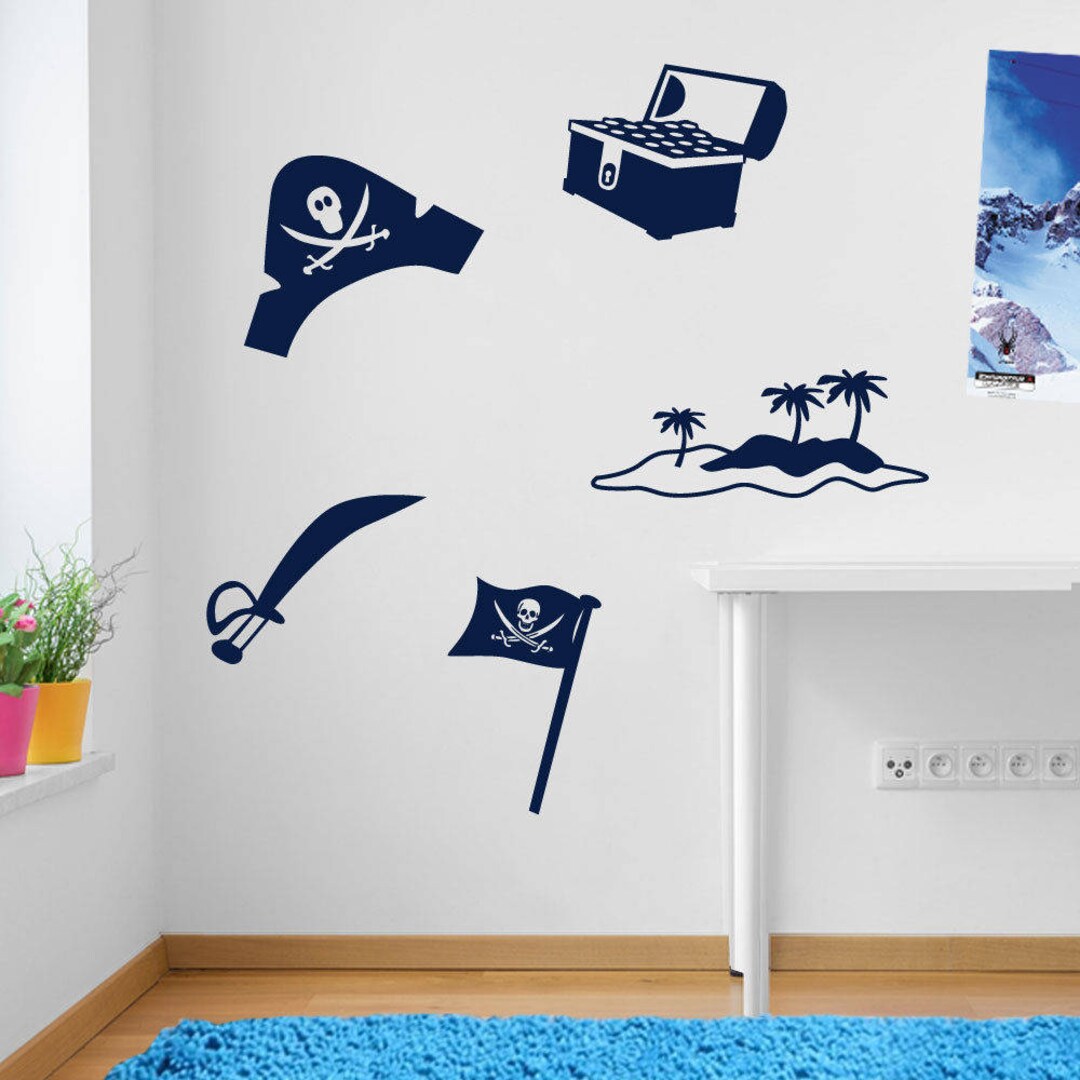 Assorted Pirate Stickers A52 - Etsy