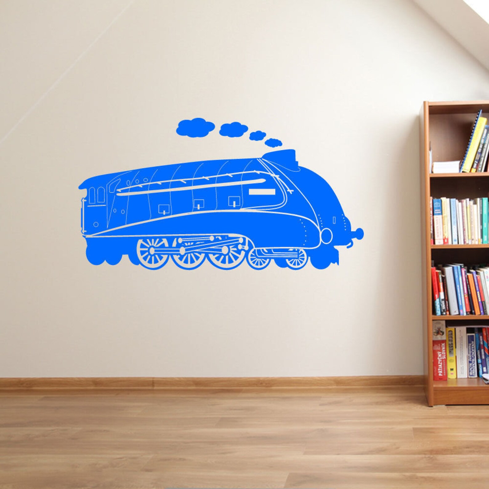 Mallard Steam Engine Wall Sticker A87 - Etsy