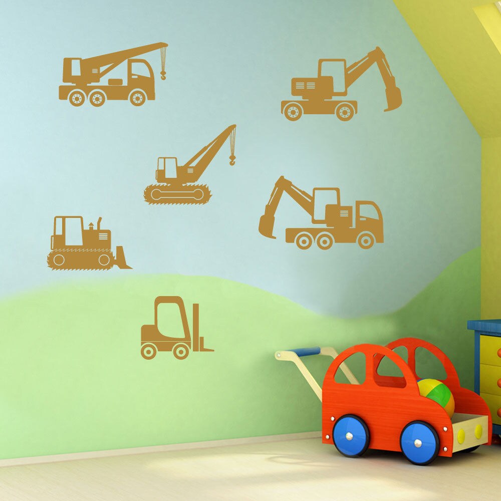 Childrens Construction Sticker Set A58 | Etsy