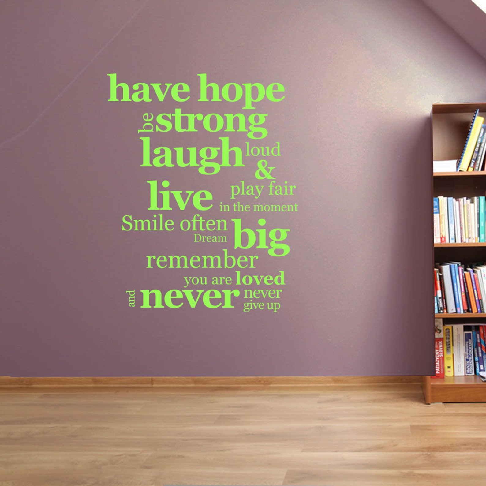 Hope Be Strong Laugh Loud A90 - Etsy