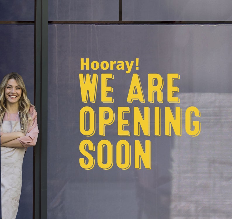 Shop Window Display Store Retail Vinyl Decal Stickers Graphics | Etsy