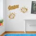 Smash Two Fists Wall Stickers Decals Kids Decor Window Fun Vinyl ...