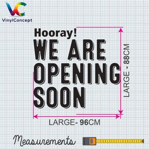 Shop Window Display Store Retail Vinyl Decal Stickers Graphics Sign ...