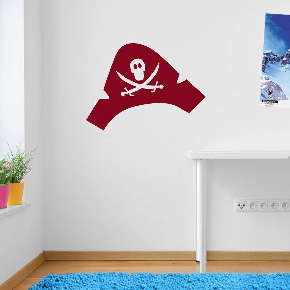 Pirate Hat Cap Pirate Treasure Stickers A51 - Etsy