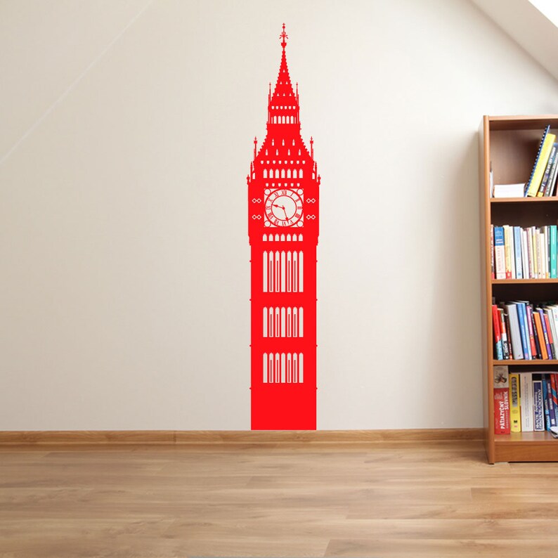 Big Ben London Wall Window Stickers Decals Vinyl Home Decor - Etsy