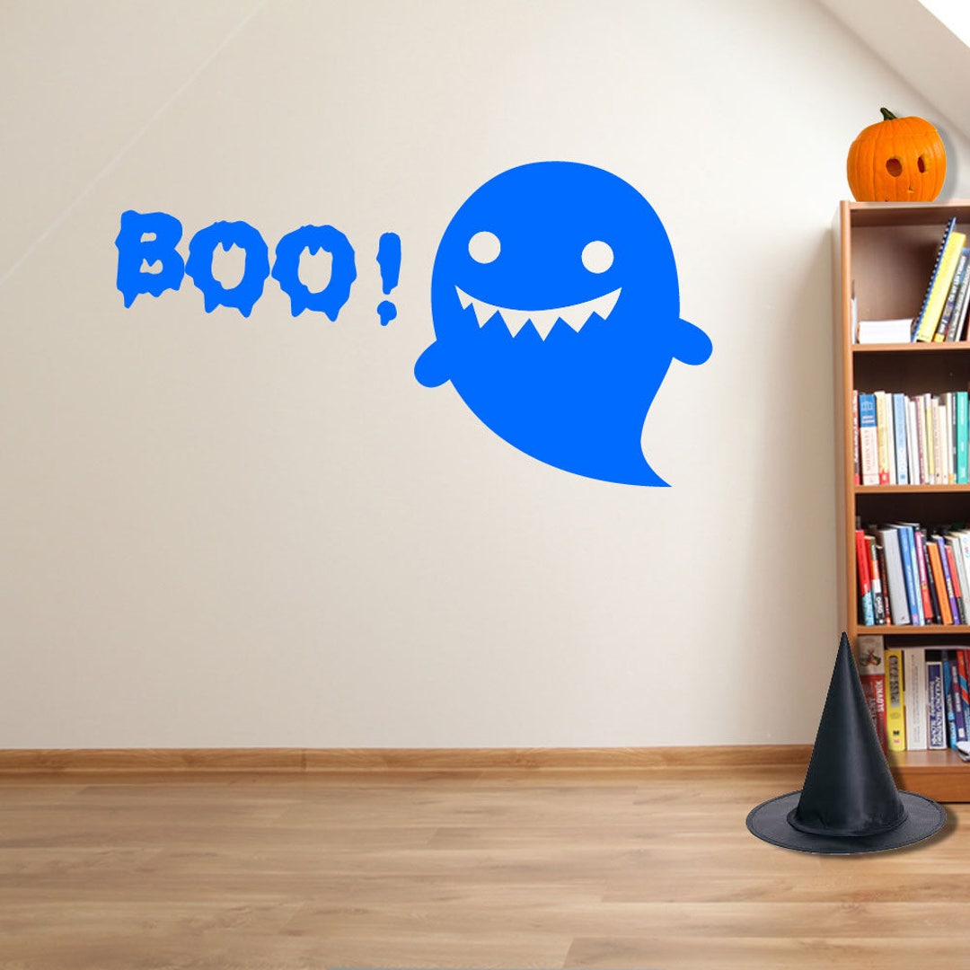 Halloween BOO ! Fantôme Spooky parti effrayant fenêtre murale Stickers ...