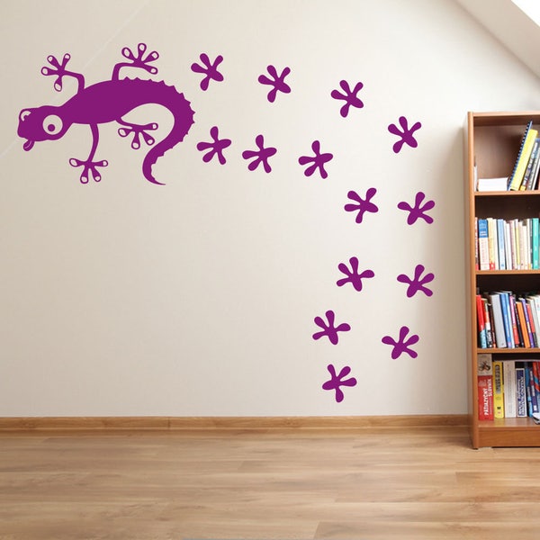 Lizard Wall Decals - Etsy