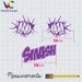 Smash Two Fists Wall Stickers Decals Kids Decor Window Fun Vinyl ...
