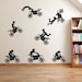 Motorbike Stunt Rider Sticker Set A61 - Etsy