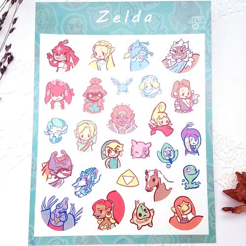 Legend of Zelda Hand-made Stickers for Nerds | Etsy