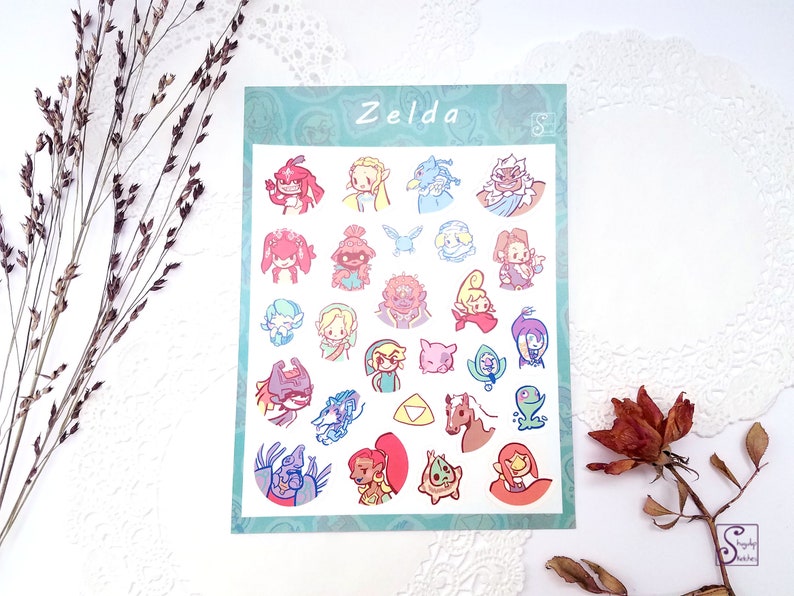 Legend of Zelda - Hand-made Stickers for Nerds - Etsy