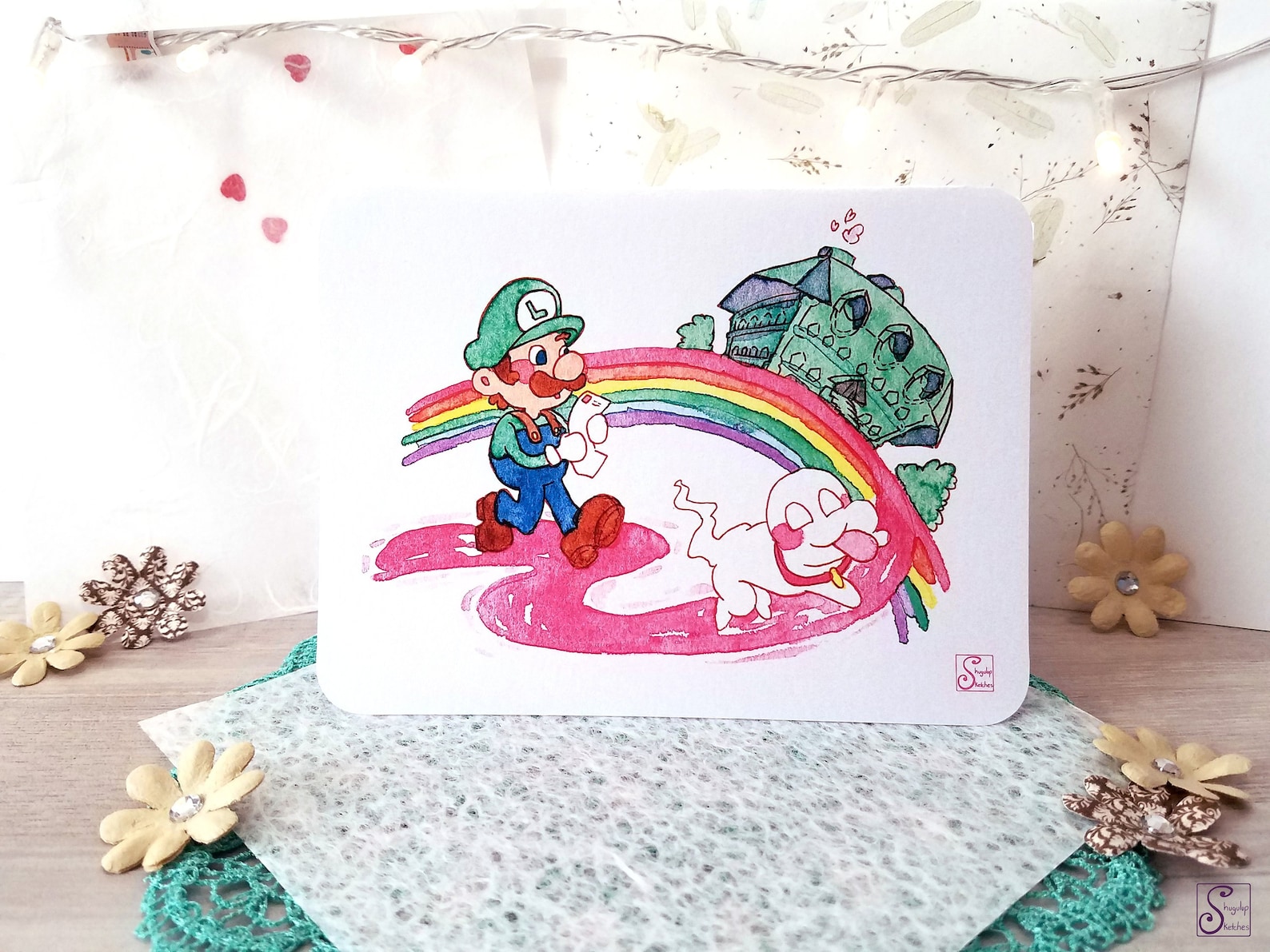 Coming Home Luigi's Mansion New Home Cards for Nerds | Etsy