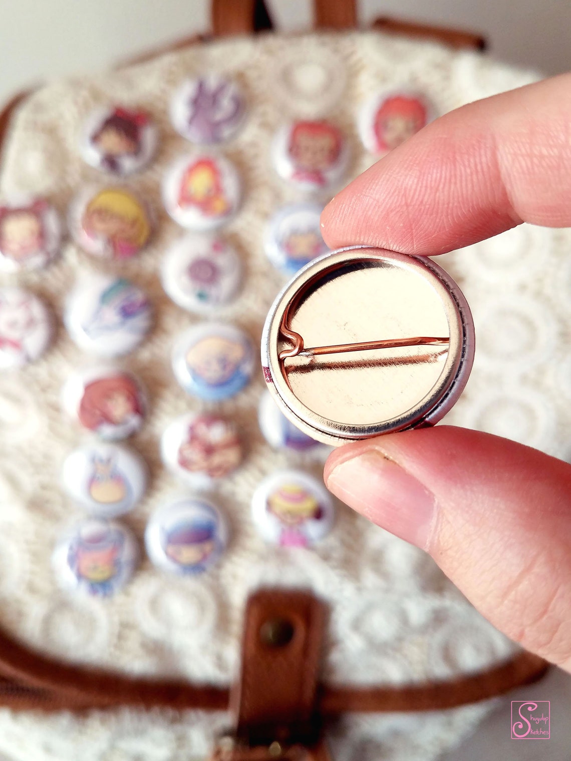 Magical Anime Advent Calendar Stuffers, Unique Daily Buttons! Handmade ...