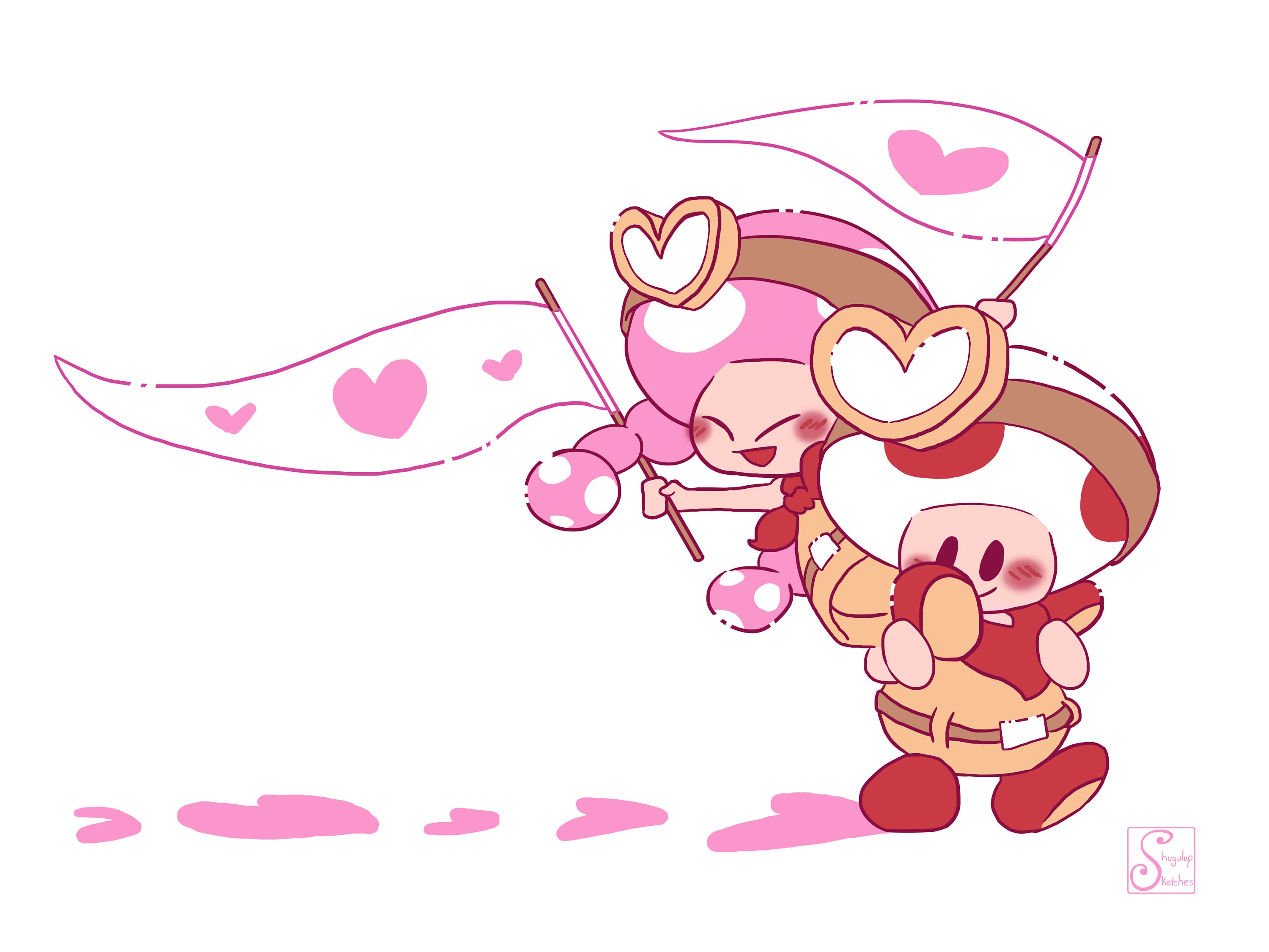 Together, Captain Toad Valentine's Day - Cards for Nerds - Etsy