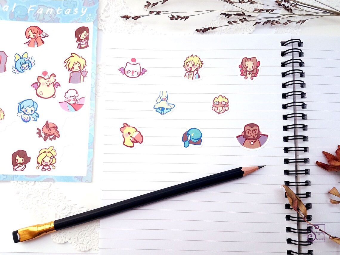 Final Fantasy - Hand-made Stickers for Nerds - Etsy