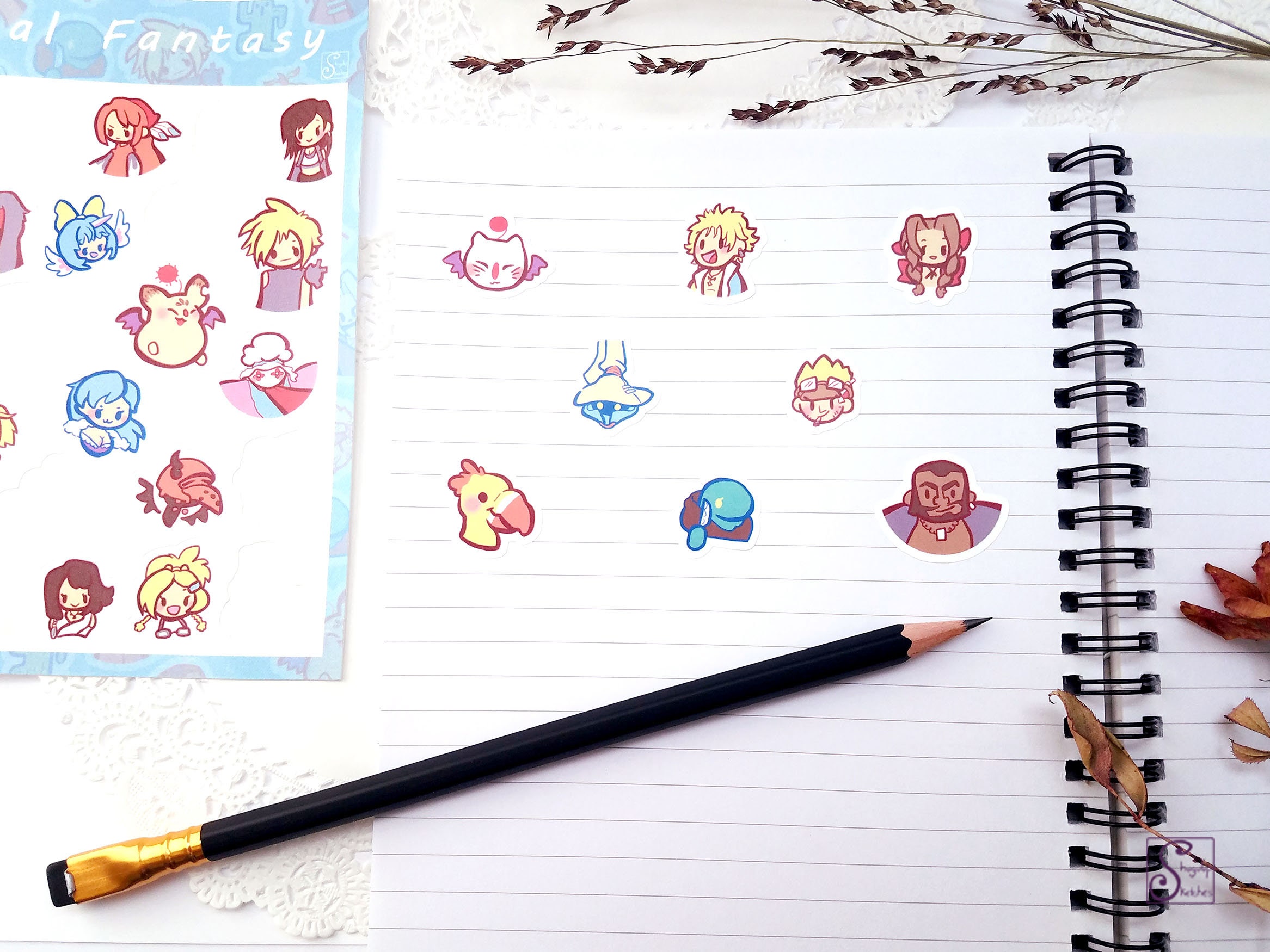 Final Fantasy - Hand-made Stickers for Nerds - Etsy