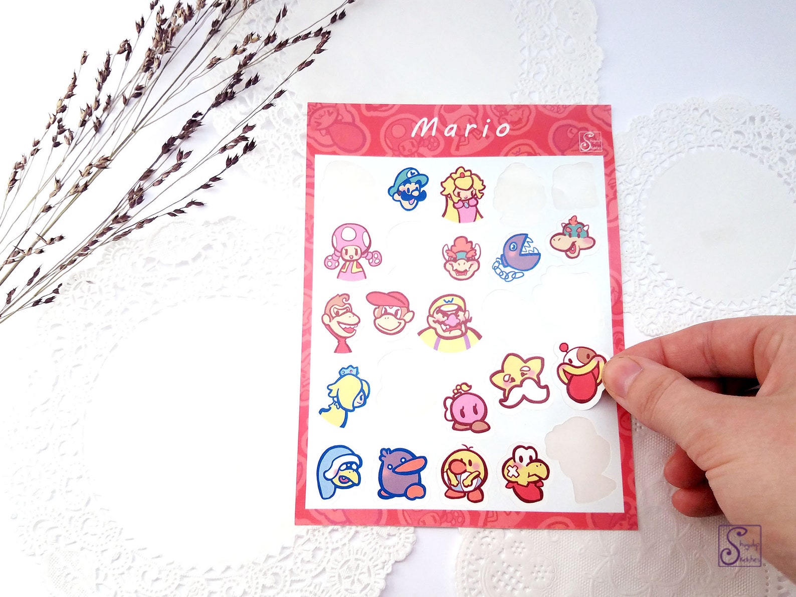 Mario - Hand-made Stickers for Nerds - Etsy