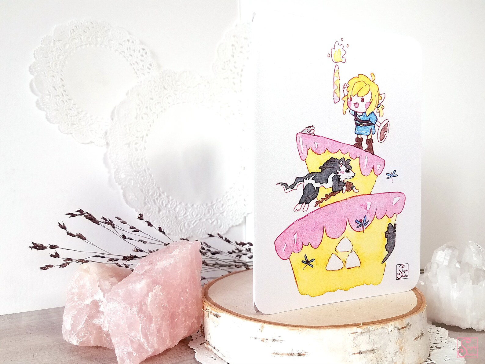 Link and Pup Legend of Zelda: Breath of the Wild Birthday | Etsy