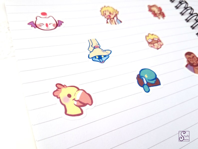 Final Fantasy - Hand-made Stickers for Nerds - Etsy