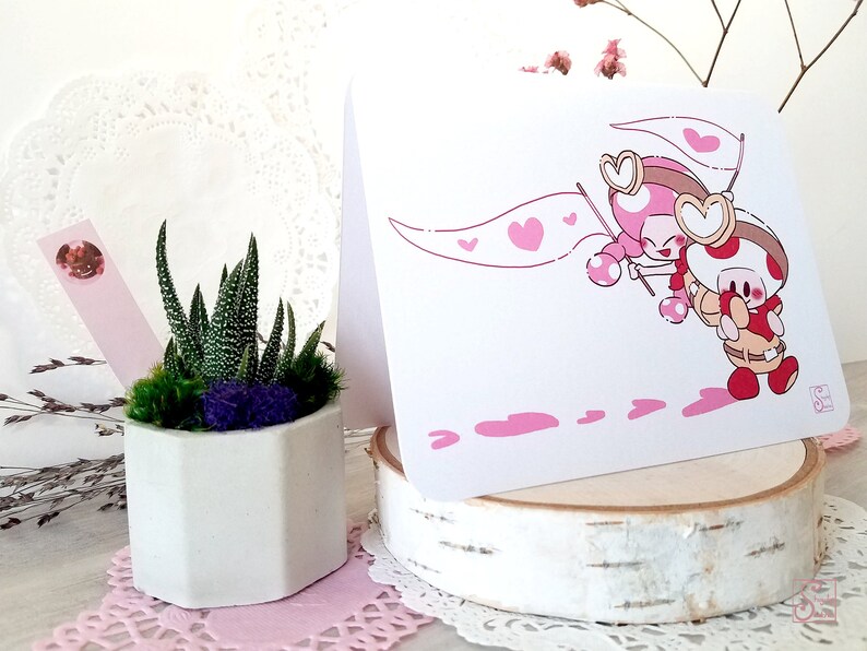 Together, Captain Toad Valentine's Day - Cards for Nerds - Etsy