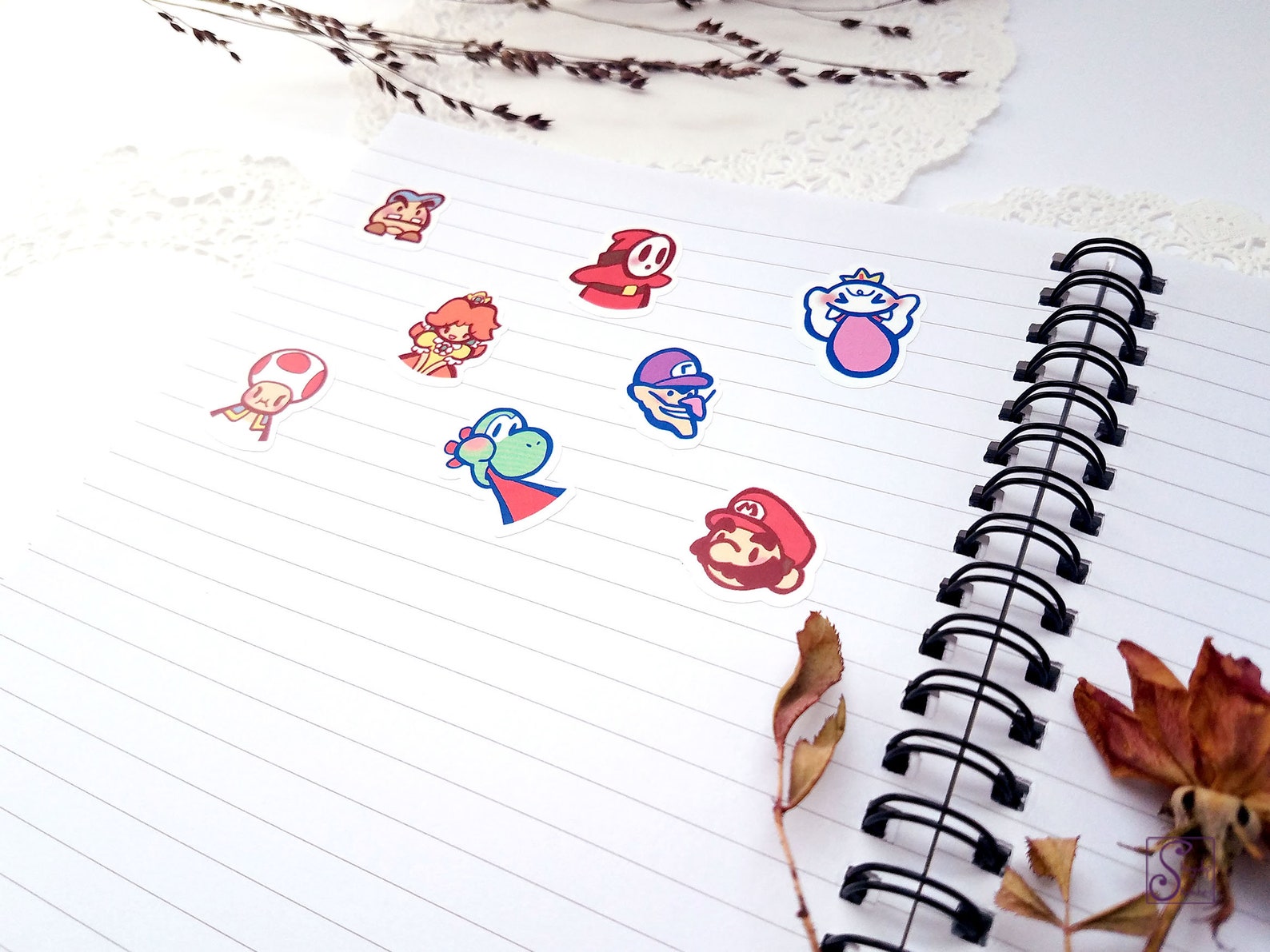 Mario Hand-made Stickers for Nerds | Etsy